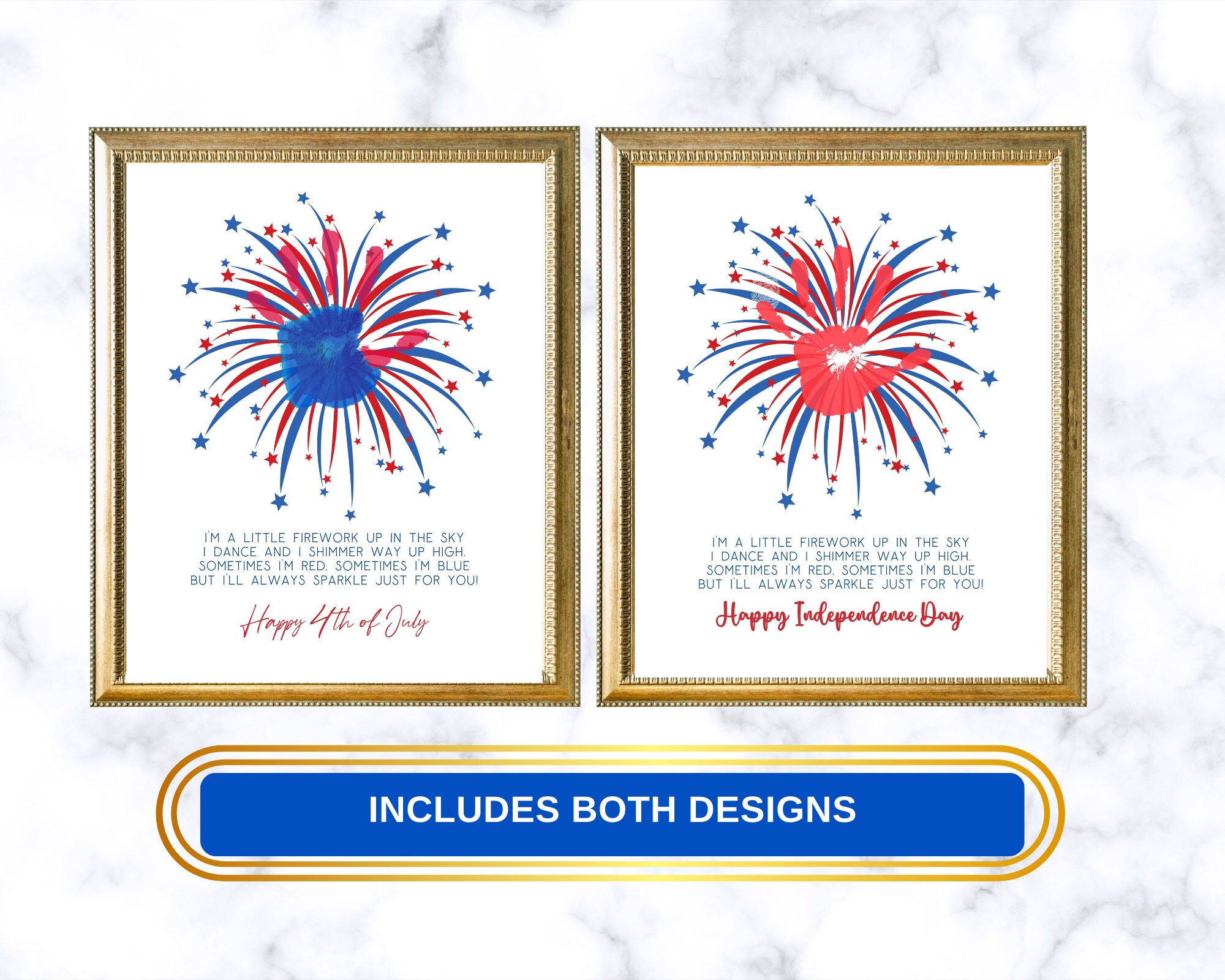 4th of July Firework Handprint Art, Classroom Activities, 4th of July ...
