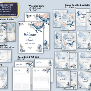 Editable Ocean Menu Template Printable, Under the Sea Menu ...