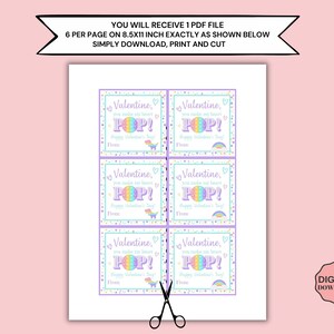 Valentine Pop It Gift Tags, Pop It Gift Label, Valentine's Day Pop Its ...