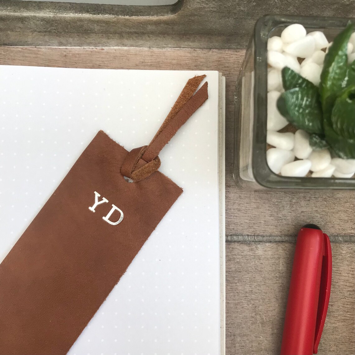 Leather Bookmark Personalised Leather Bookmark Handmade - Etsy UK
