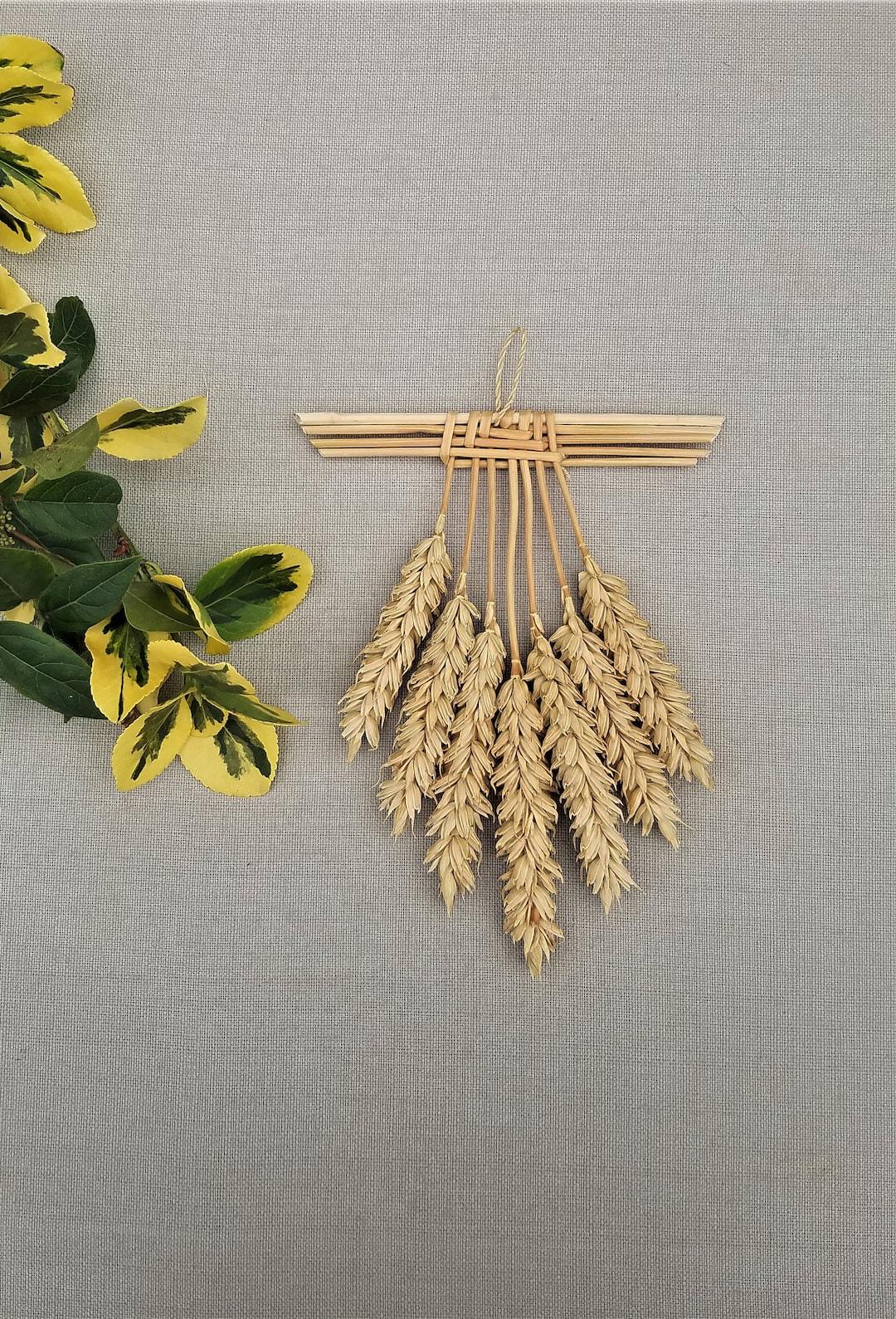 Porte-bonheur traditionnel à 7 épis de blé. - Etsy France