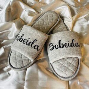 Personalized Slippers Women, Personalized Slippers, Personalized Gifts ...