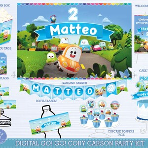 Go! Go! Cory Carson - Digital PARTY KIT - Etsy