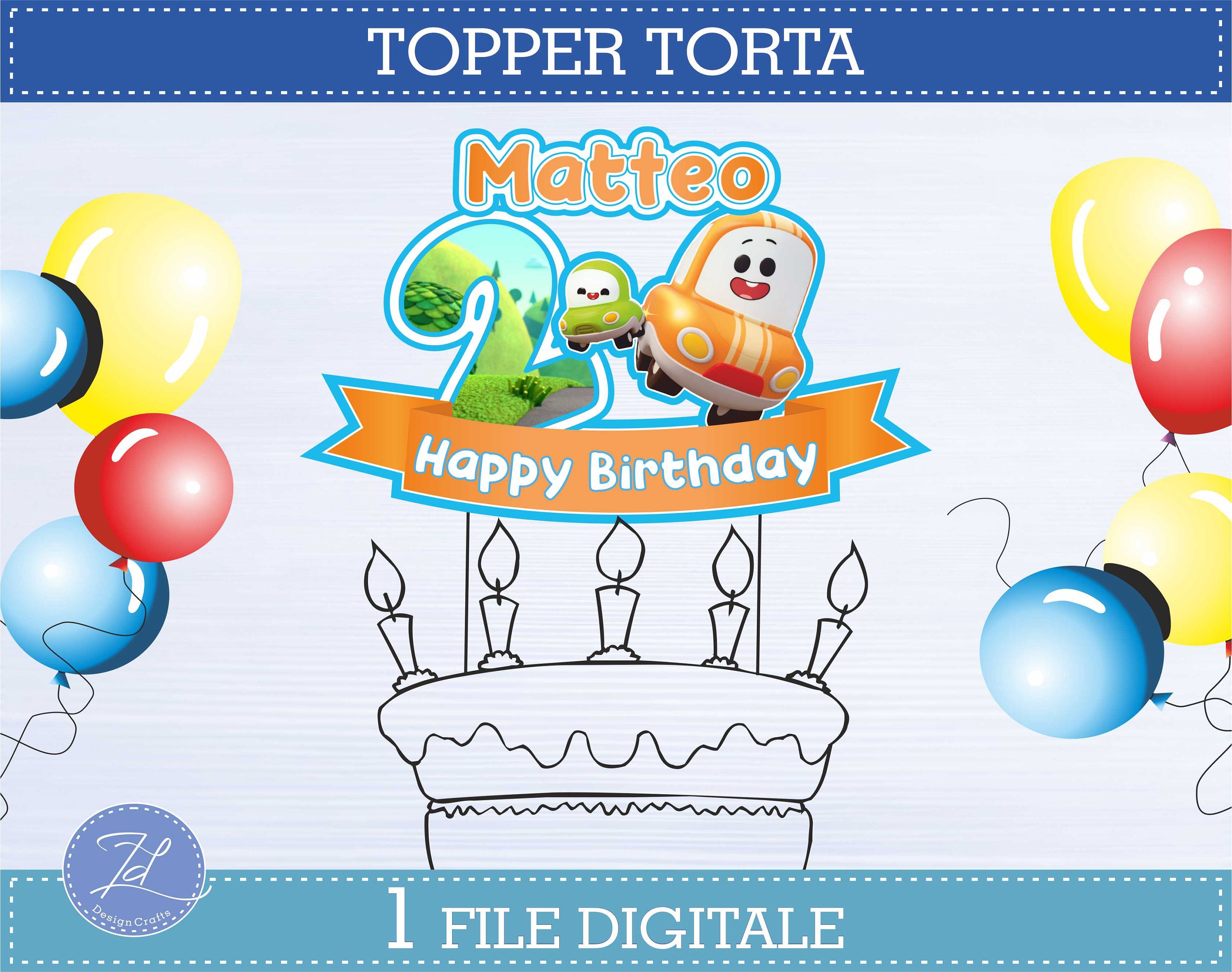 TOPPER CAKE Cory Carson - DIGITAL - Etsy