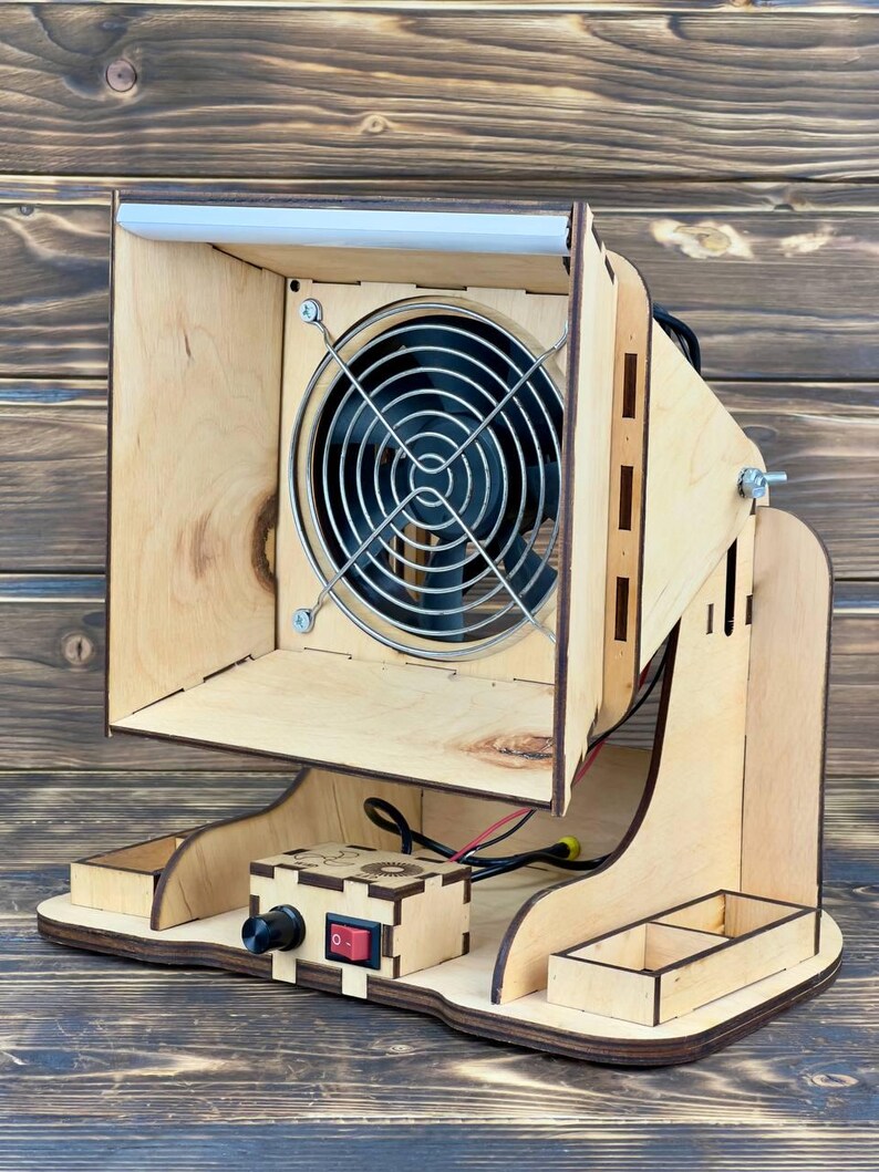 Illuminated Fume Extractor for Soldering & Painting - Adjustable ...