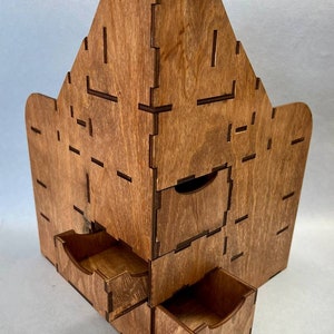 Corner Makeup Organiser | Wood Make up Organizer | Vanity Make-up ...