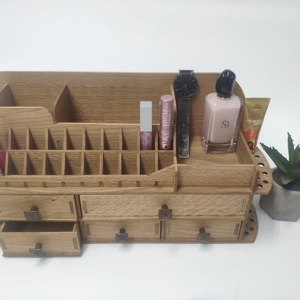 Solid Wood Makeup Vanity - Etsy