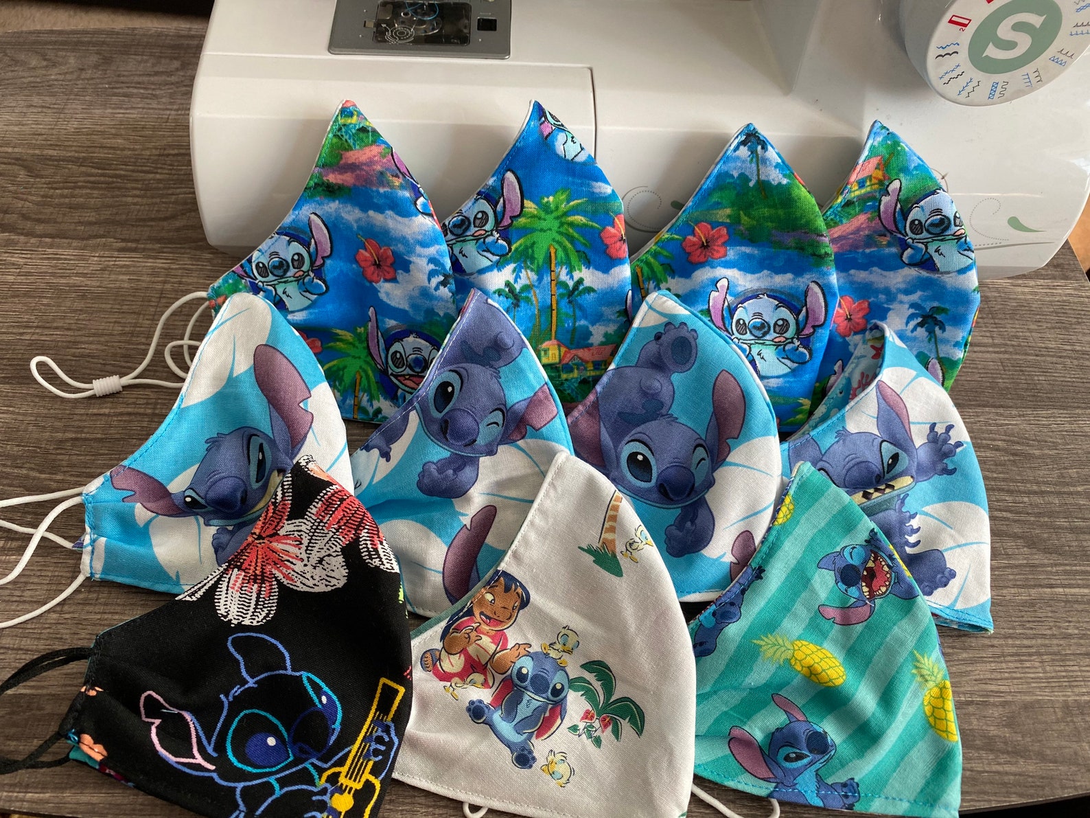 Disney Stitch Mask. Made Fitted to Face. Ideal for All Day | Etsy