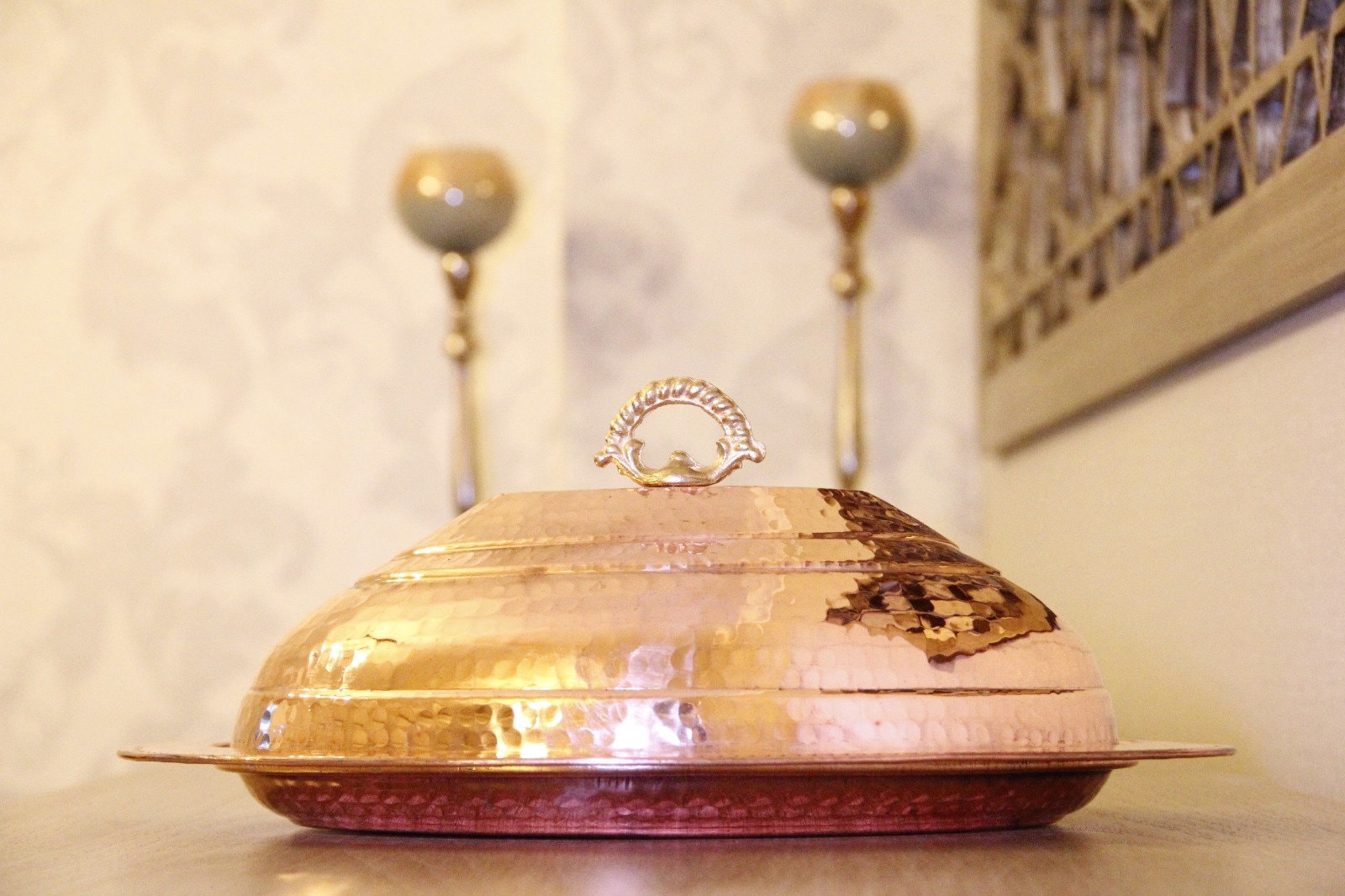 Handmade Oval Copper Serving Plate Serving Tray With Copper - Etsy