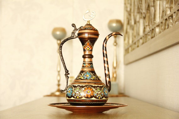 Vintage Copper Pitcher Copper Water Dispenser Traditional - Etsy