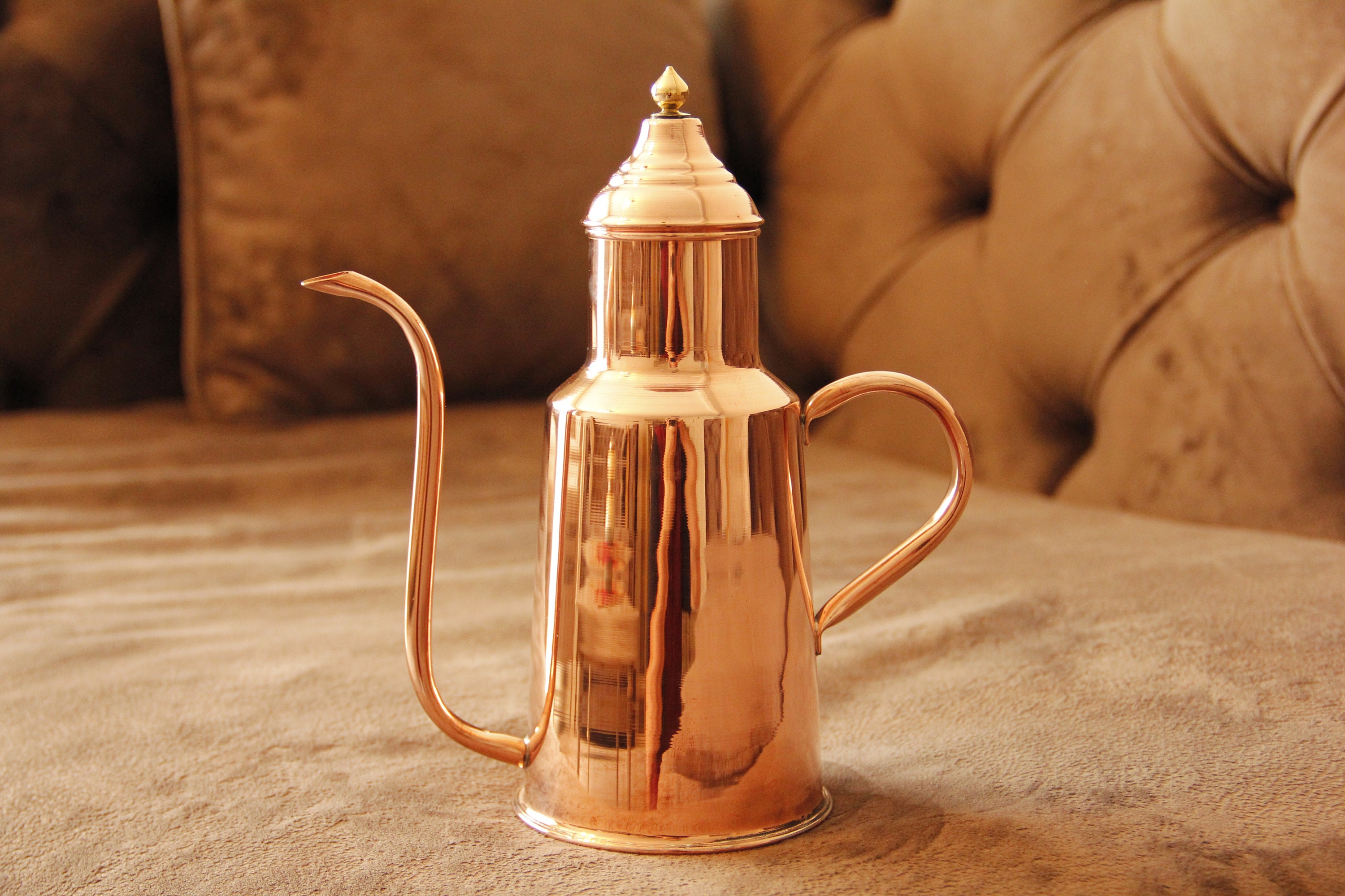 Vintage Copper Olive Oil Bottle Copper Oil Container Olive | Etsy