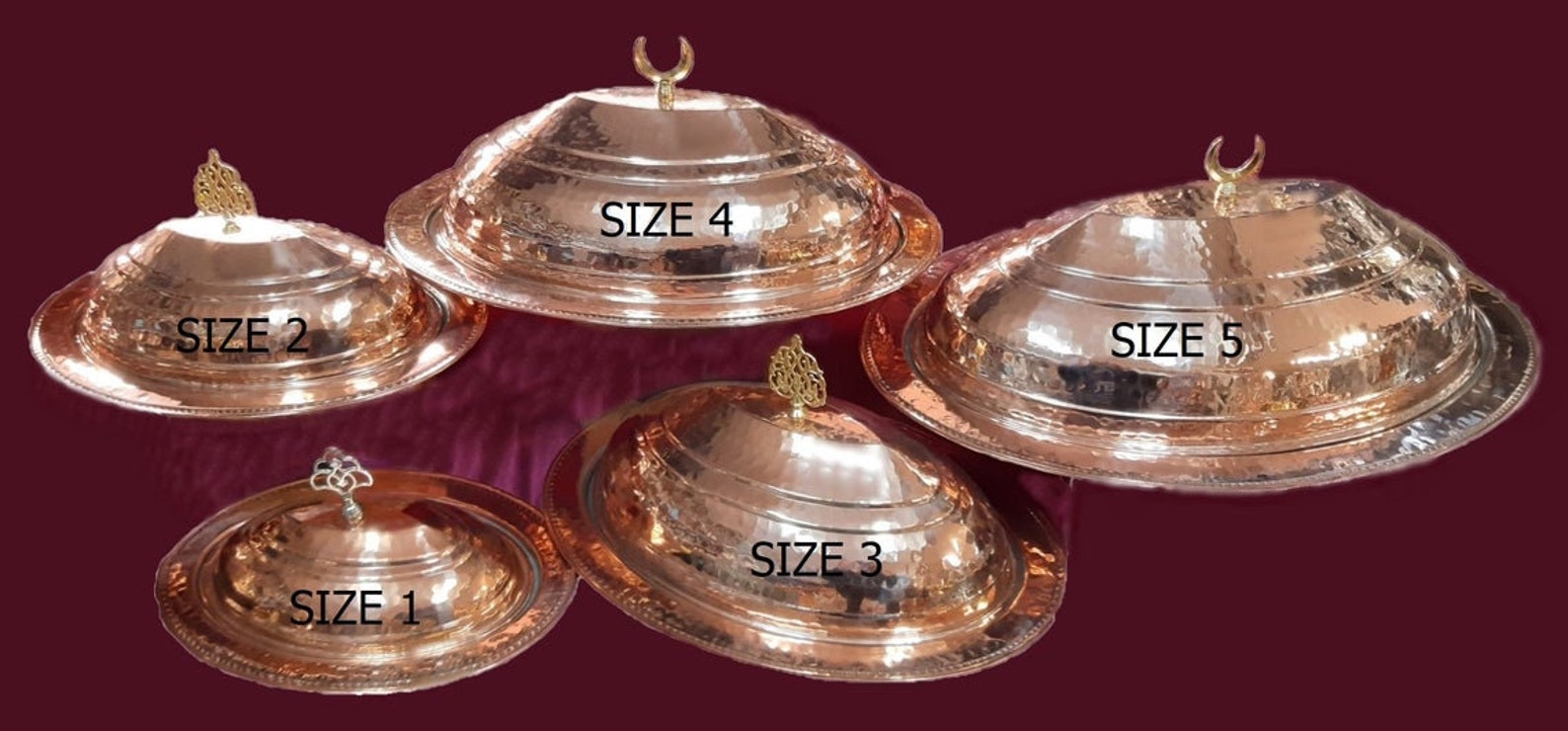 Handmade Oval Copper Serving Plate Serving Tray With Copper - Etsy