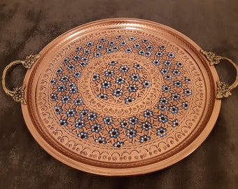 Large Copper Tray | Etsy