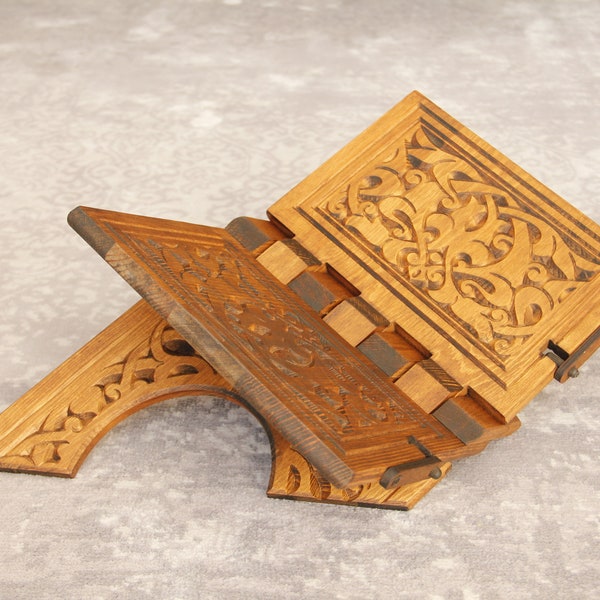 Wooden Book Holder - Etsy