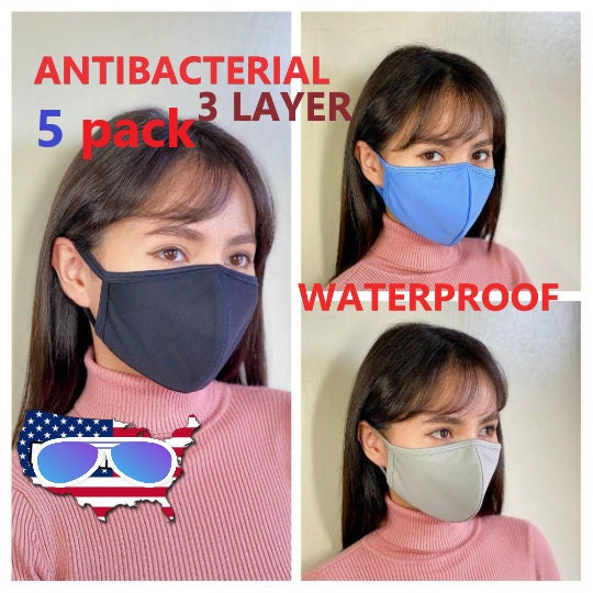 USA Easy Breathe Face Mask Handmade. Reusable, Washable, Breathable for ...