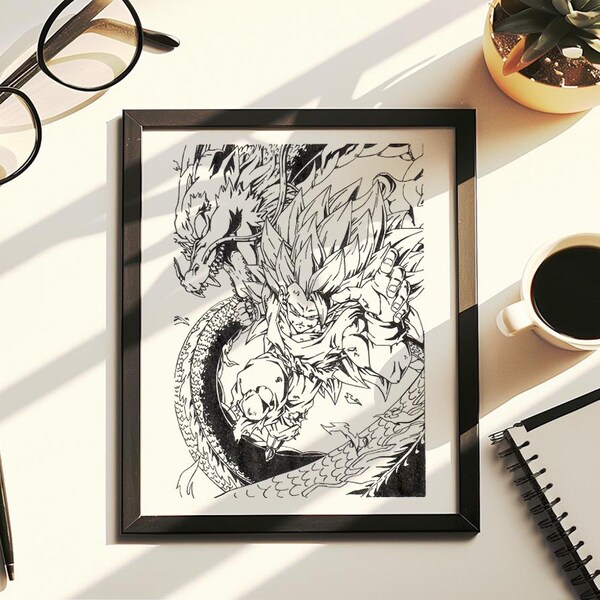 Dragon Ball Z Artwork - Etsy