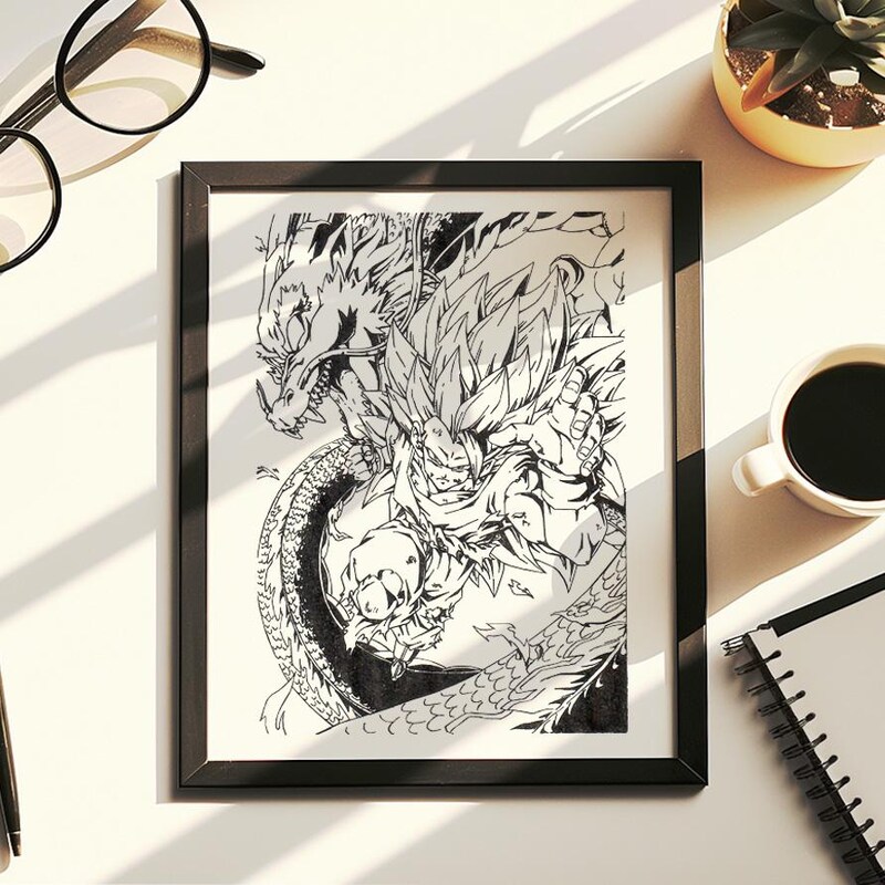 Dragon Ball Z Artwork - Etsy