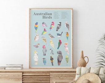 Bird Poster | Etsy Australia