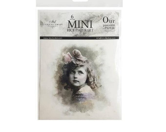 Rice Paper Decoupage RSM 025 Mini Rice Paper Set - Etsy