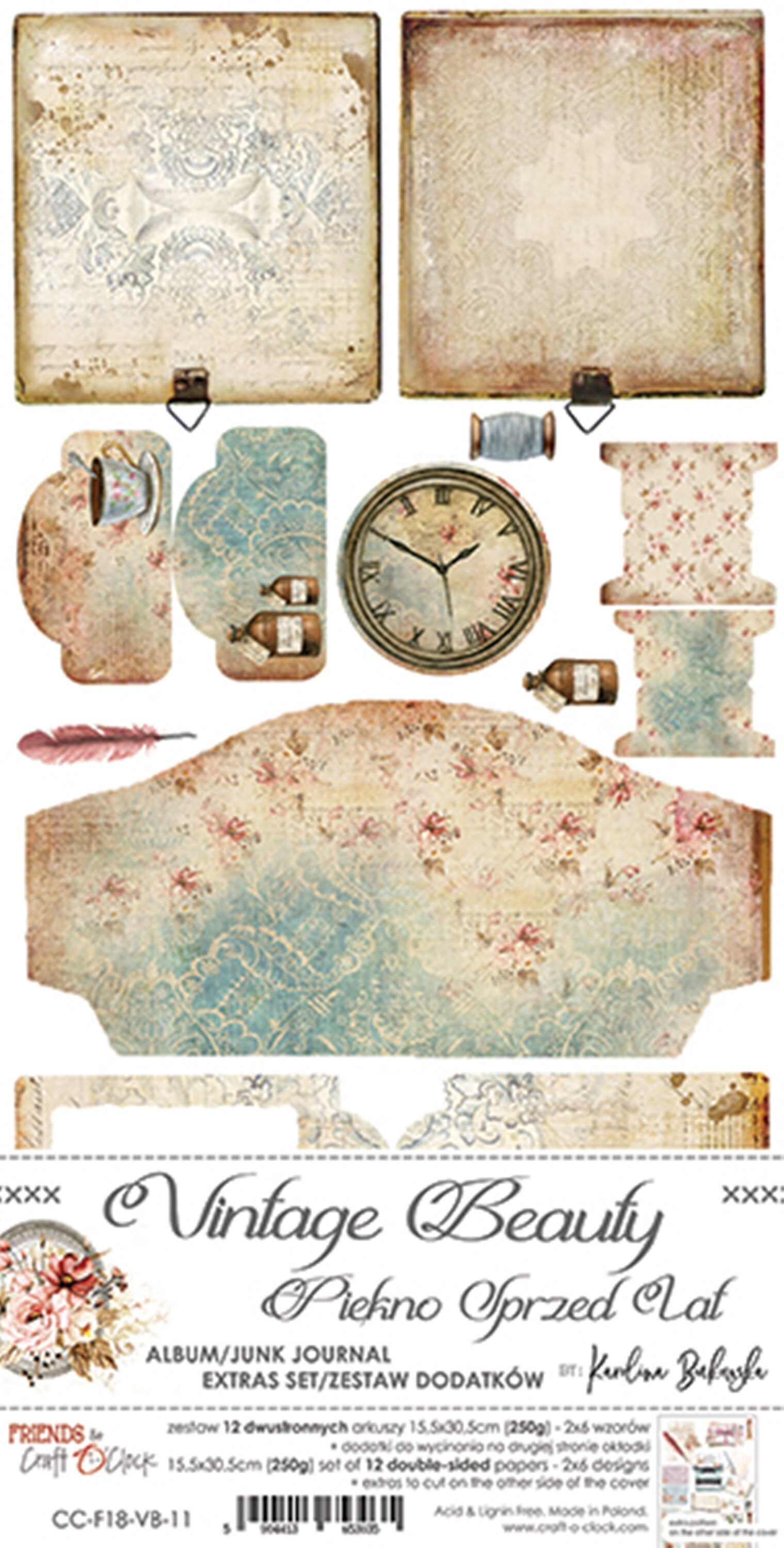 Scrapbook Paper Junk Journal Vintage Beauty - Etsy