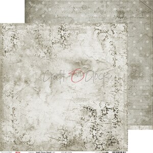 Scrapbook Paper Pad 12 X 12 Light Gray Mood - Etsy