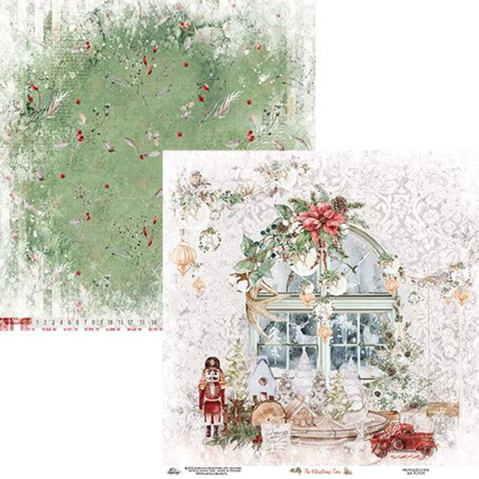 Scrapbook Paper Pad 12 X 12 the Christmas Time - Etsy