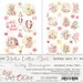 Scrapbook Paper Universal Labels Set Hello Little Girl - Etsy