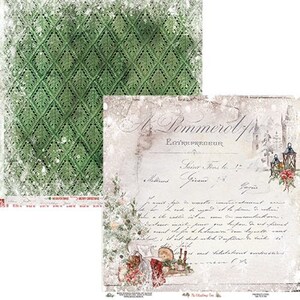 Scrapbook Paper Pad 12 X 12 the Christmas Time - Etsy