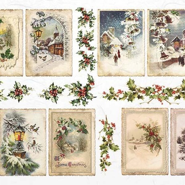 Winter Rice Paper - Etsy
