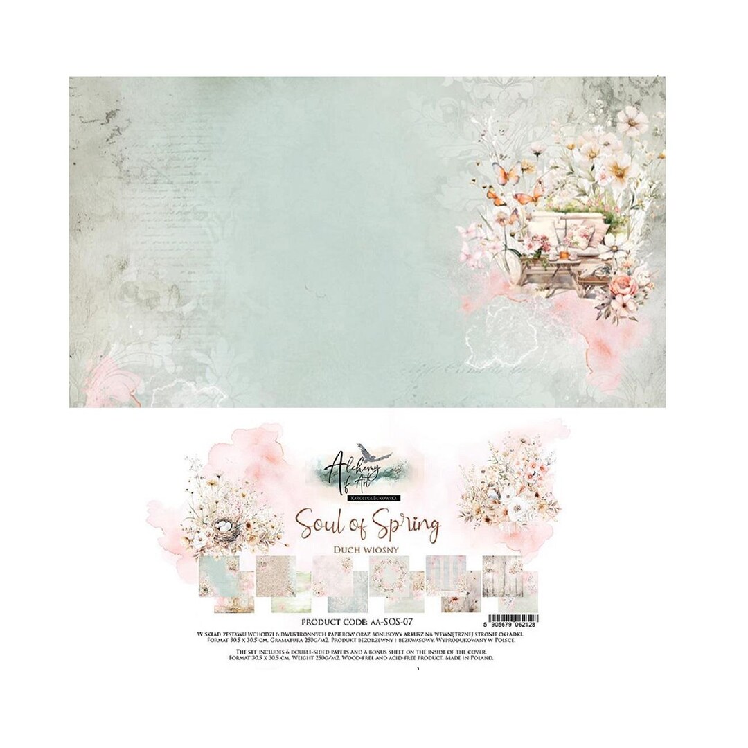 Scrapbook Paper Pad 12 X 12 Soul of Spring - Etsy