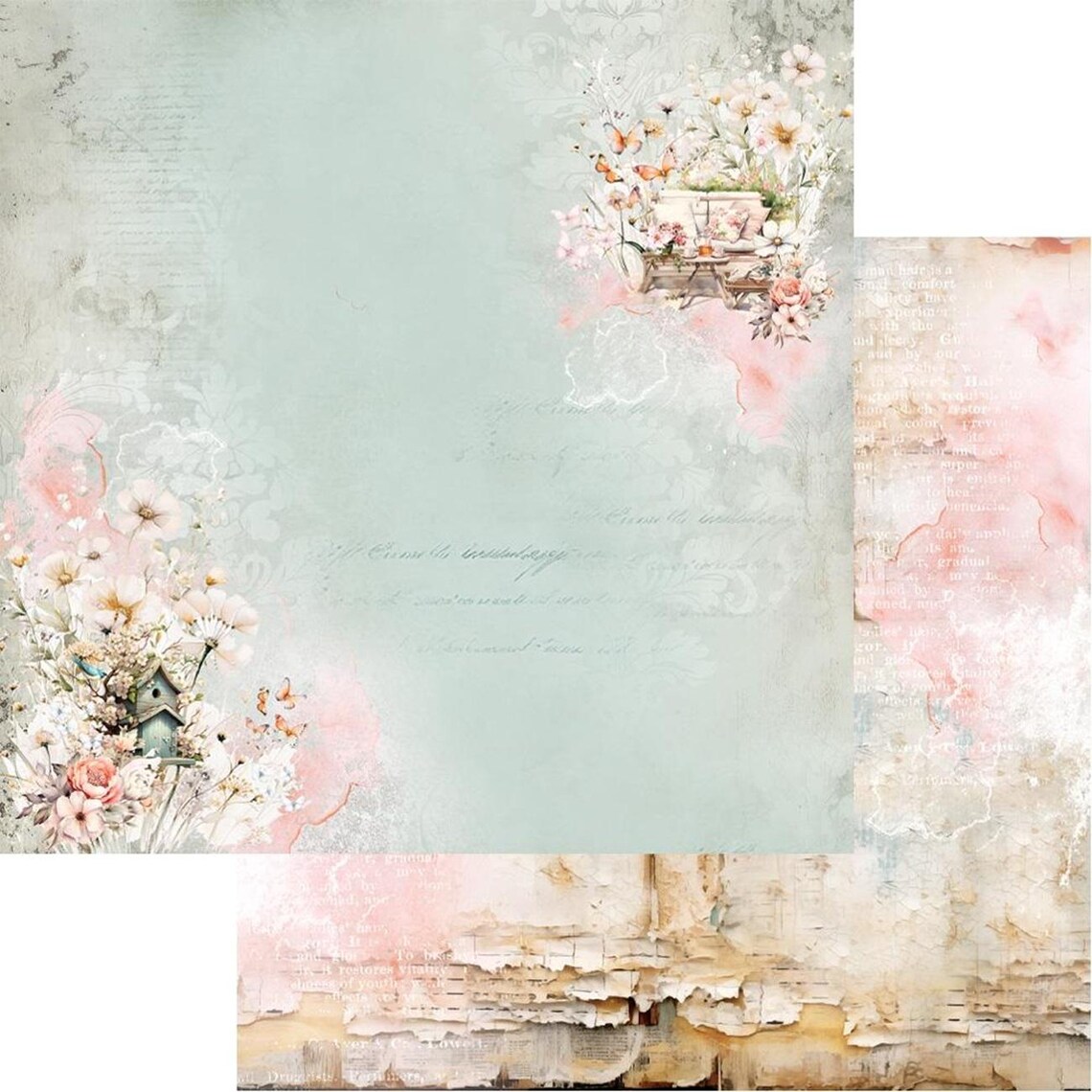 Scrapbook Paper Pad 12 X 12 Soul of Spring - Etsy