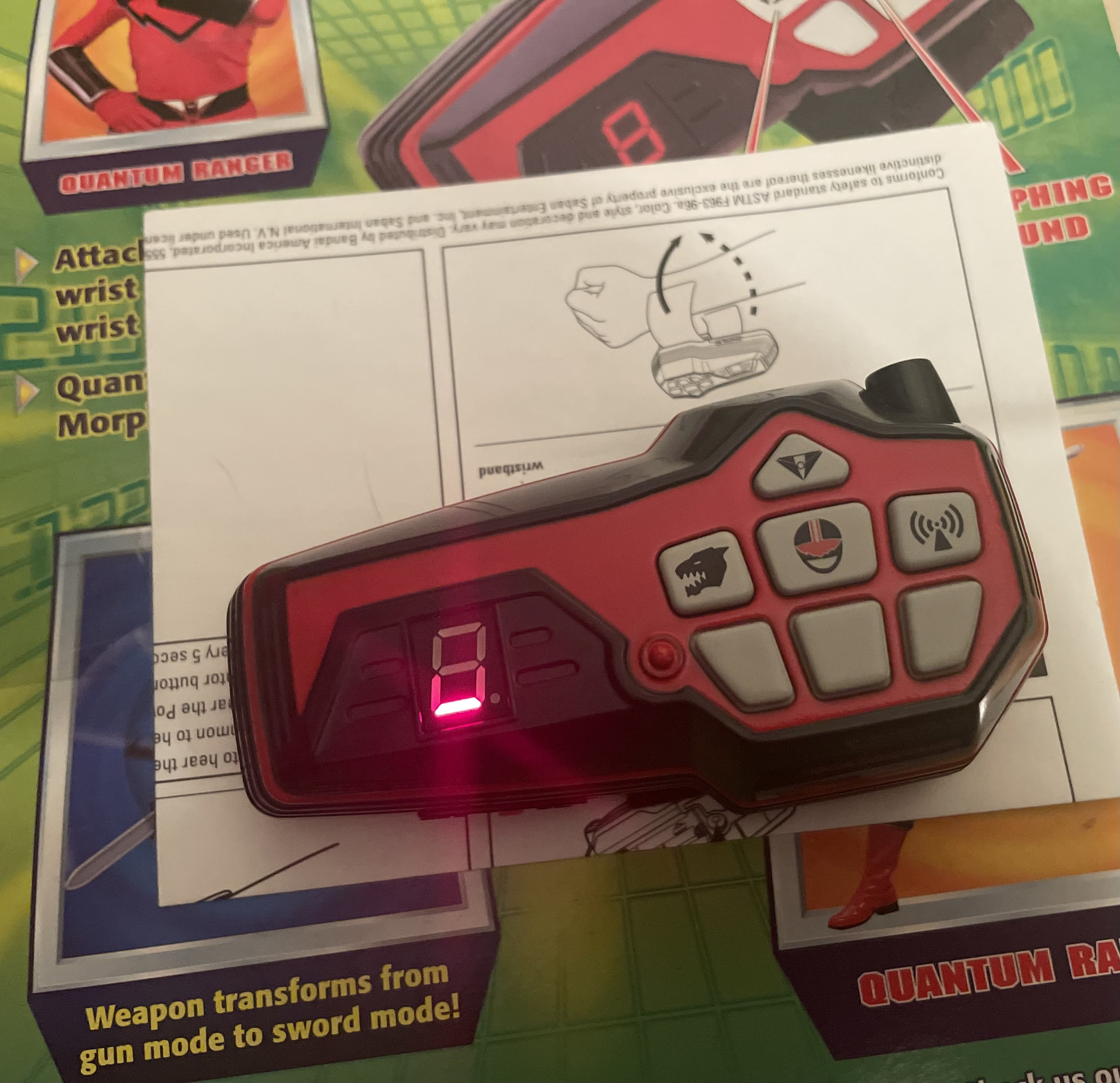 Power Rangers Time Force Quantum Morpher NEW IN BOX That's Right, New ...