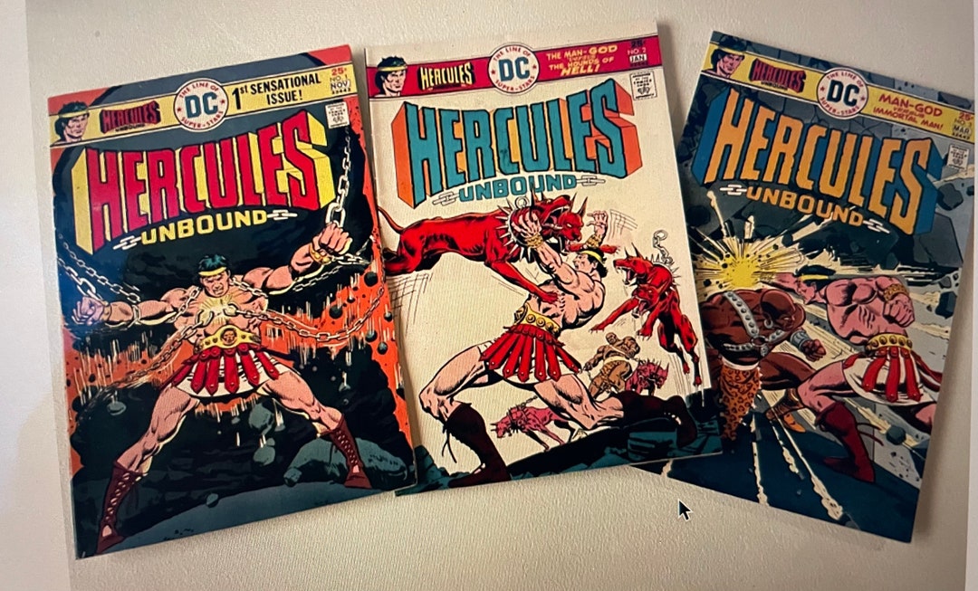 Hercules Unbound Issues # 1 , #2 and #3 in Great Condition 1975 DC ...