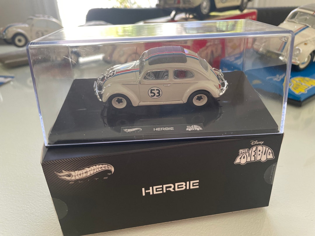 Herbie the Love Bug NEW IN BOX 1:43 Elite Hot Wheels V W Bug 53 - Etsy