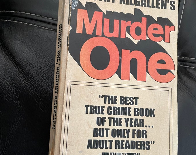 MURDER ONE Book by Dorothy Kilgallen 1968 Paperback! Rare Book Written ...