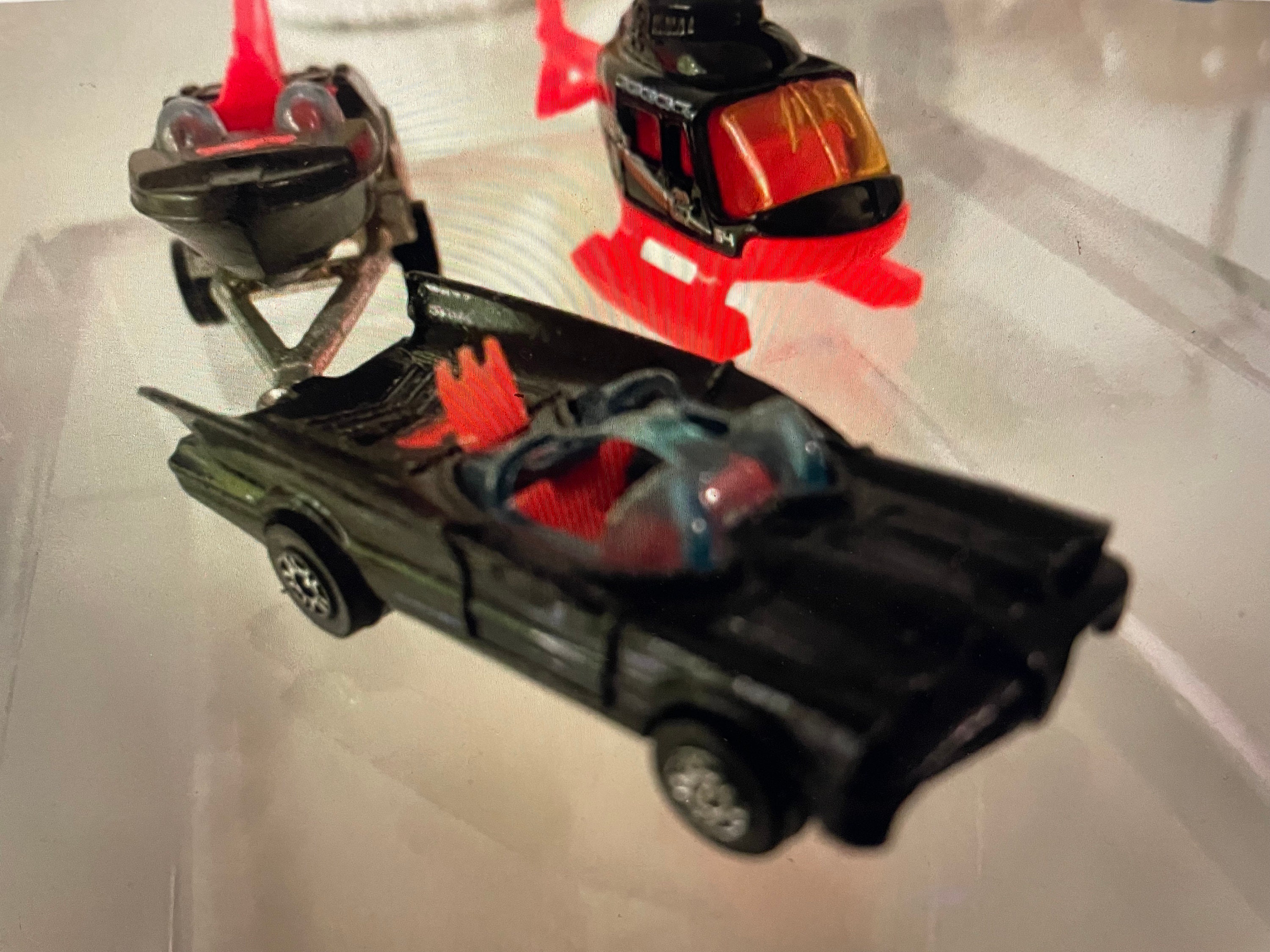 1976 CORGI JUNIOR Batman 78 Batcopter, Batmobile, Batbvoat & Battrailer ...