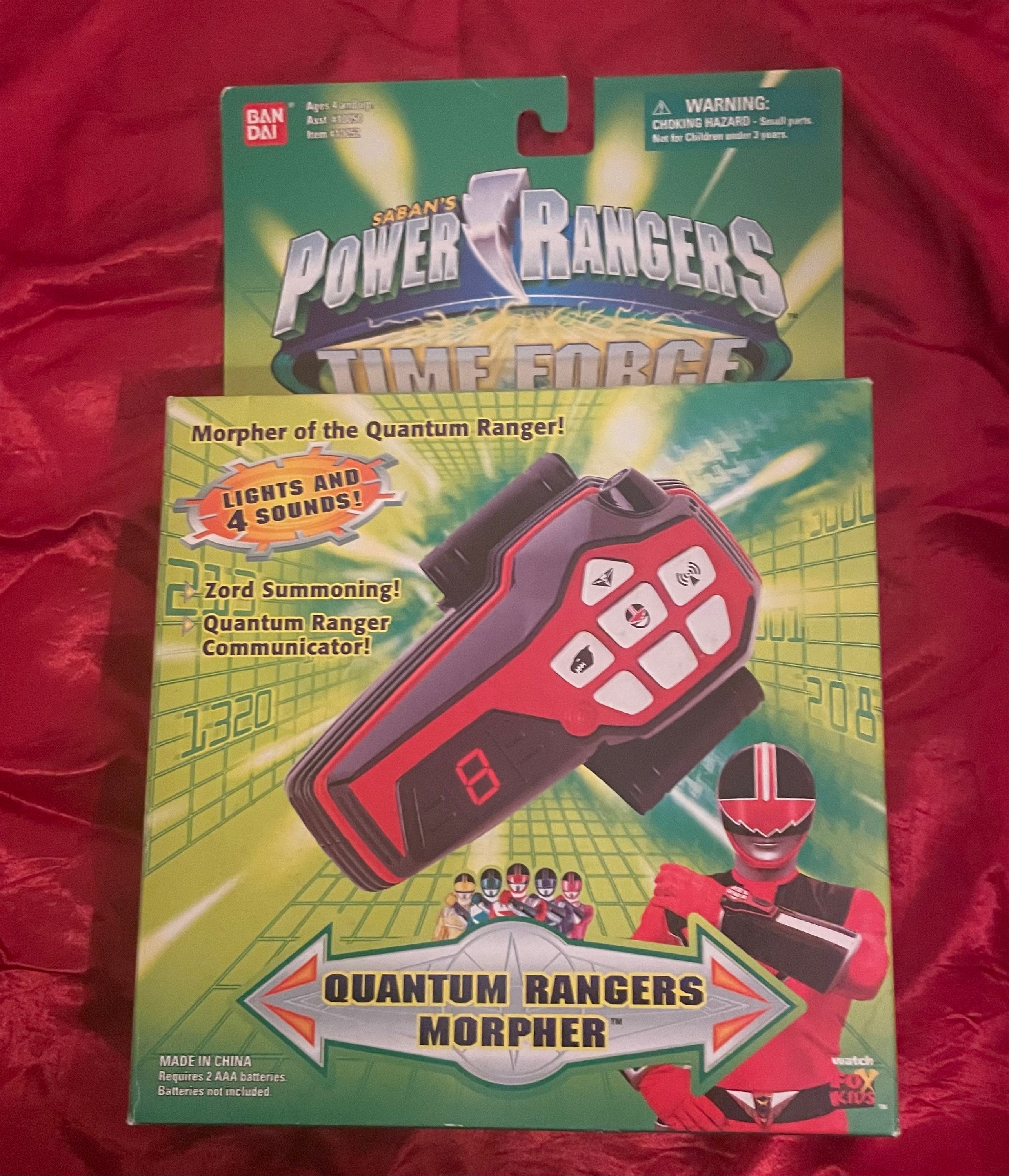 Power Rangers Time Force Quantum Morpher NEW IN BOX That's Right, New ...