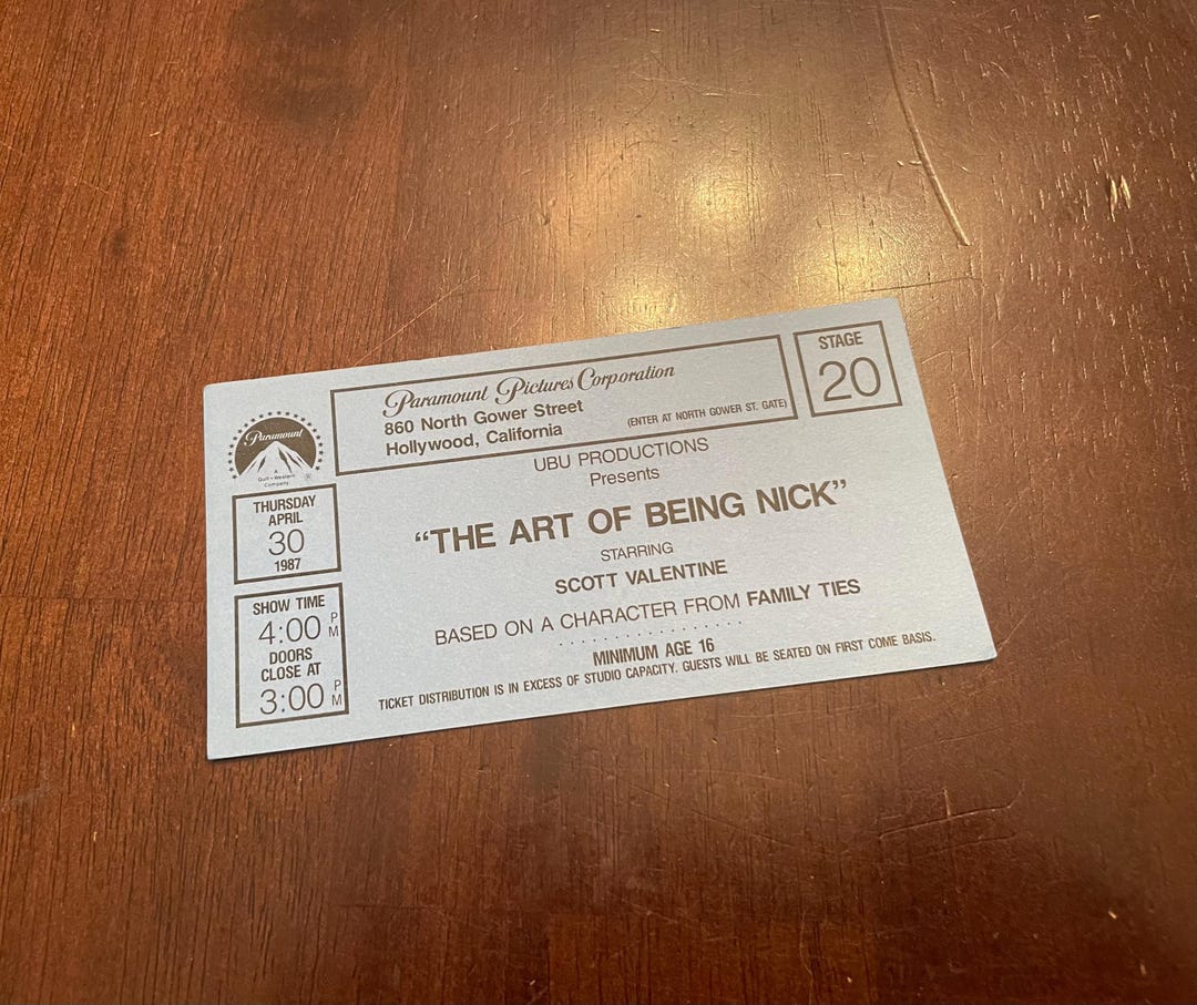 The Art of Being Nick - a FAMILY TIES Spin-off Pilot Starring Scott ...
