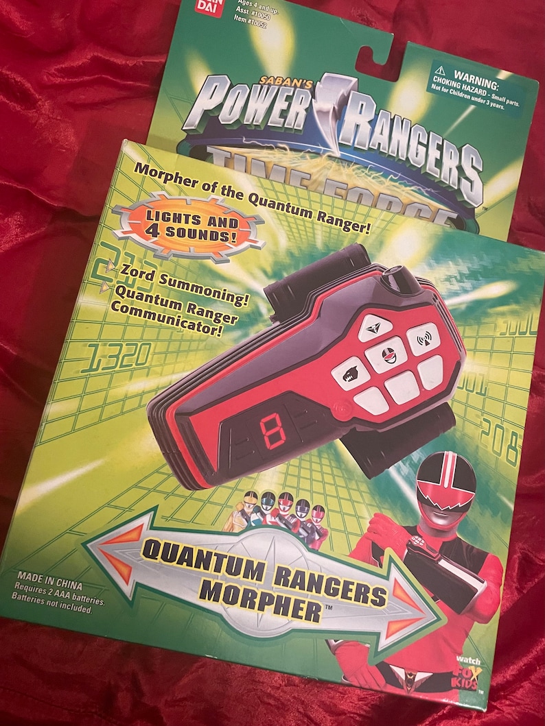 Power Rangers Time Force Quantum Morpher NEW IN BOX That's Right, New ...