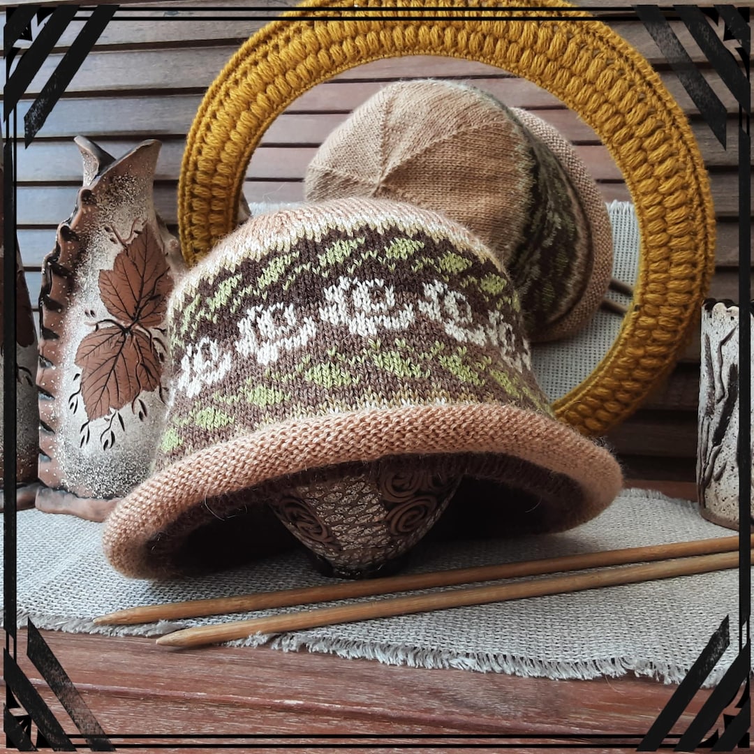 Soft & Elegant Knitted Hat – Tea Rose Design - Etsy
