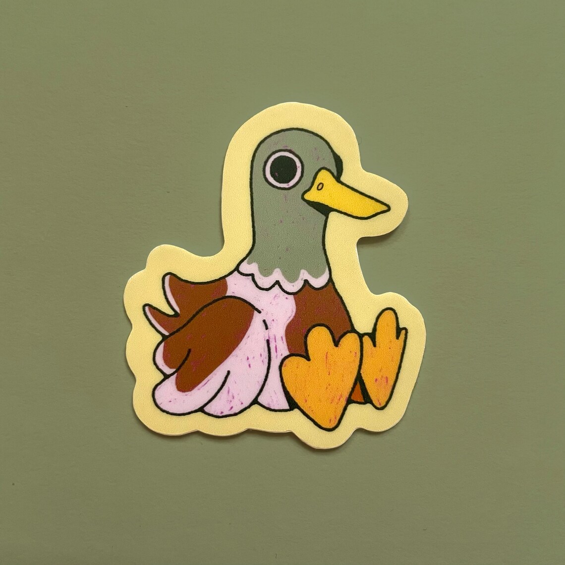 Sitting Duck Sticker - Etsy