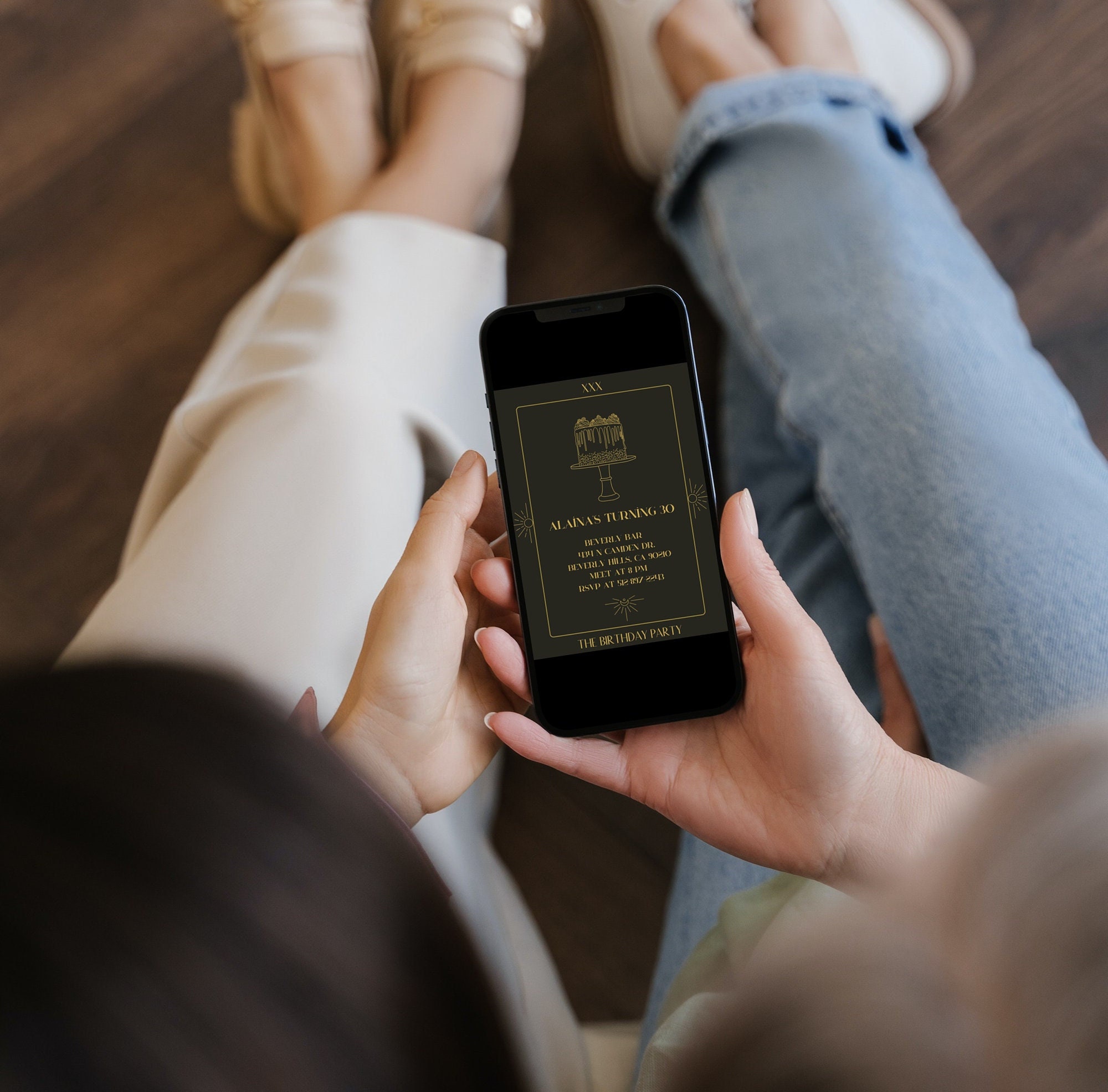 Editable Tarot Card Birthday Party Invitation Template | Customizable ...