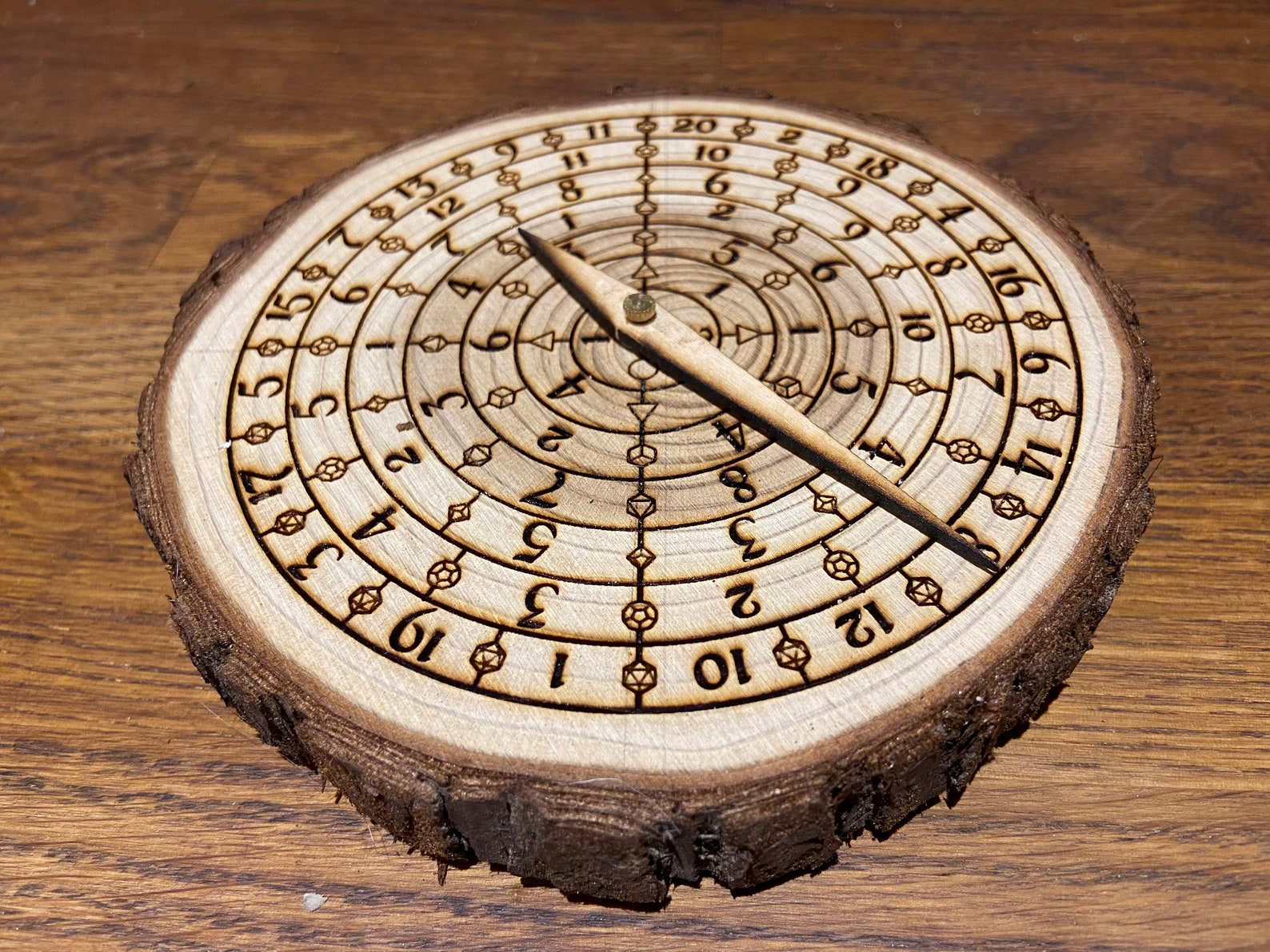 Dnd RPG Dice Spinner Bespoke Dungeon Master Companion Dice Spinner ...