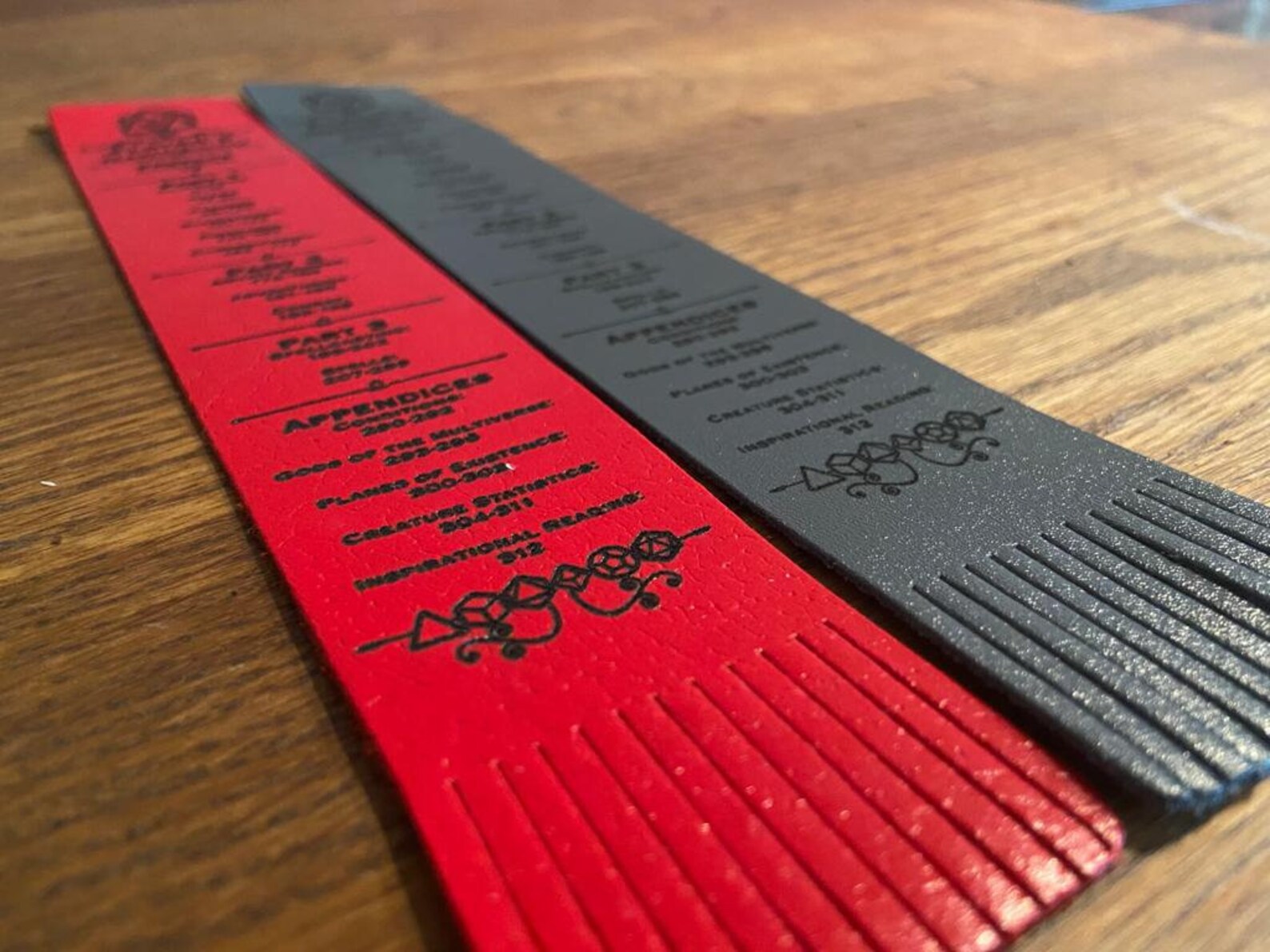 DND 5E Reference Genuine Leather Bookmark Variety of Colours - Etsy UK