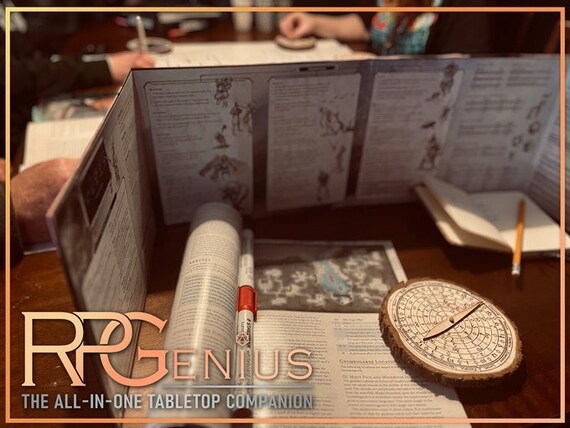 Rpgenius the All-in-one Tabletop Companion Polyhedral - Etsy