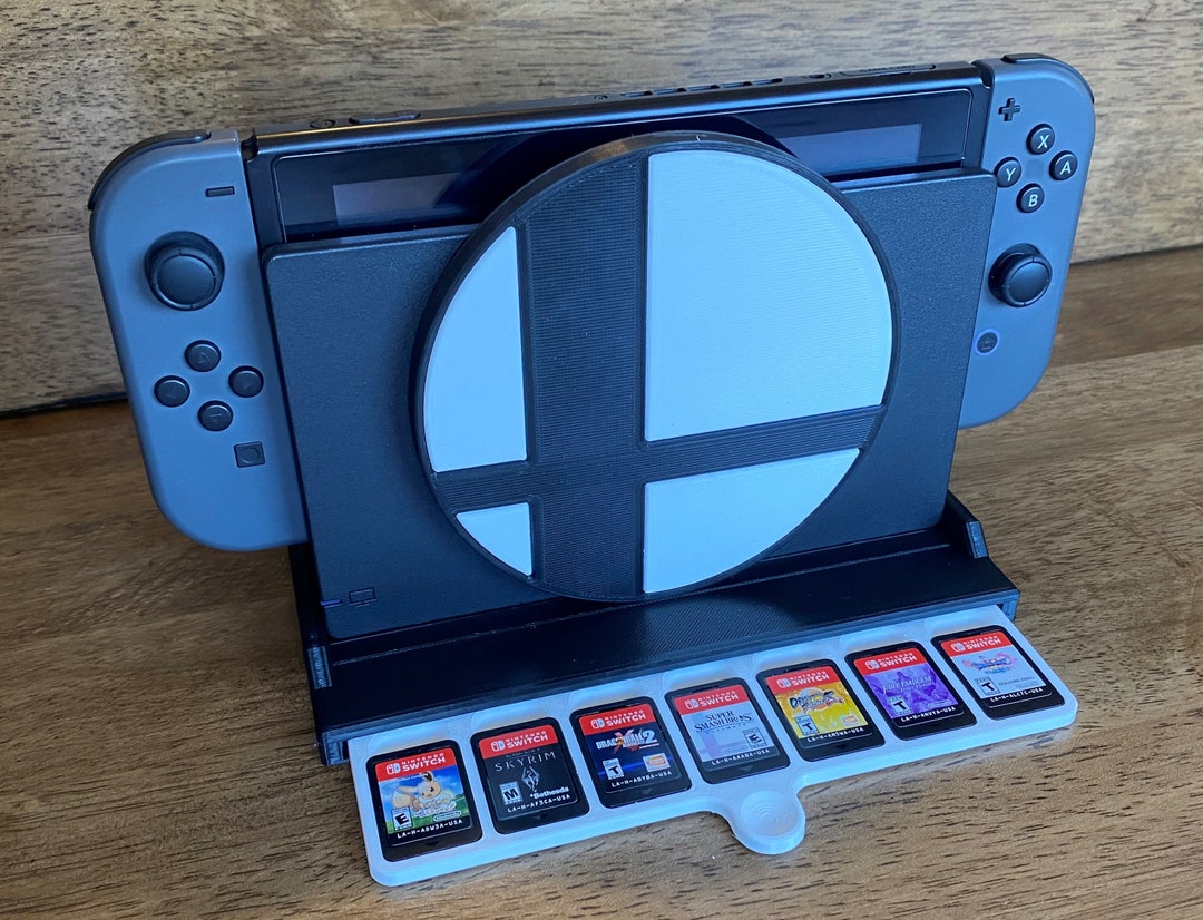 Nintendo Switch Game Holder Super Smash Bros. Dock Stand Etsy