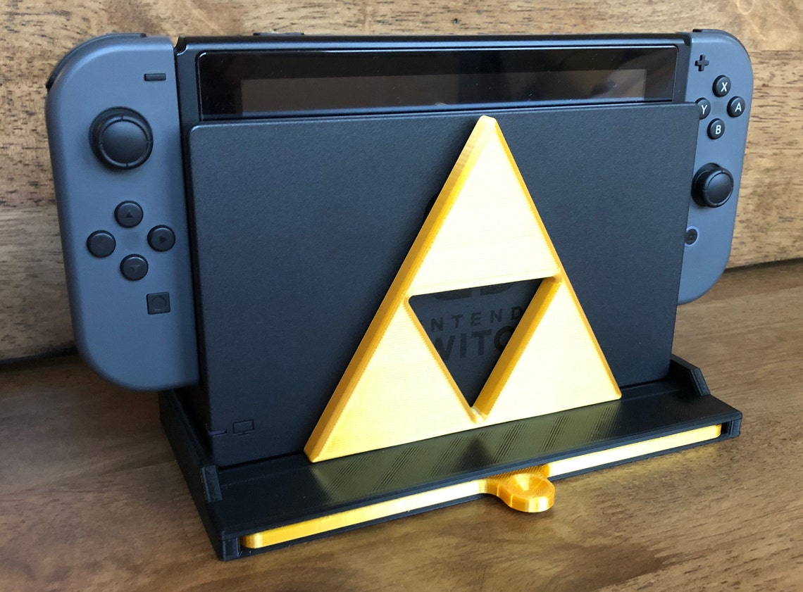 Nintendo Switch Game Holder Zelda Triforce Dock Stand - Etsy