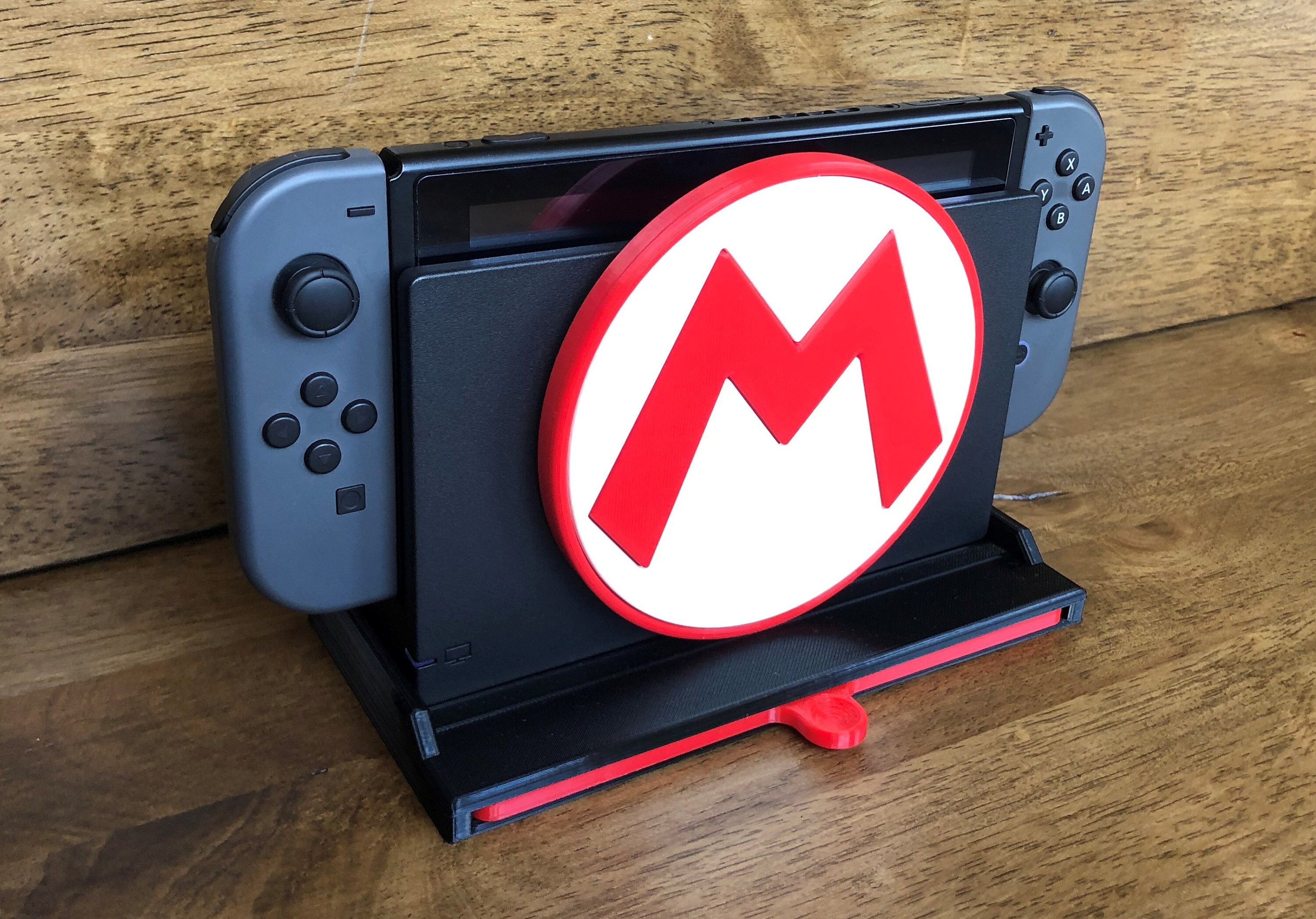 Nintendo Switch Game Holder Mario Dock Stand Red Tray | Etsy