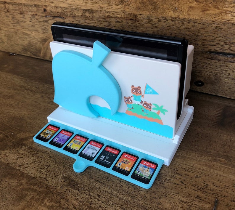 Nintendo Switch Game Holder, Animal Crossing Leaf Dock Stand, New ...