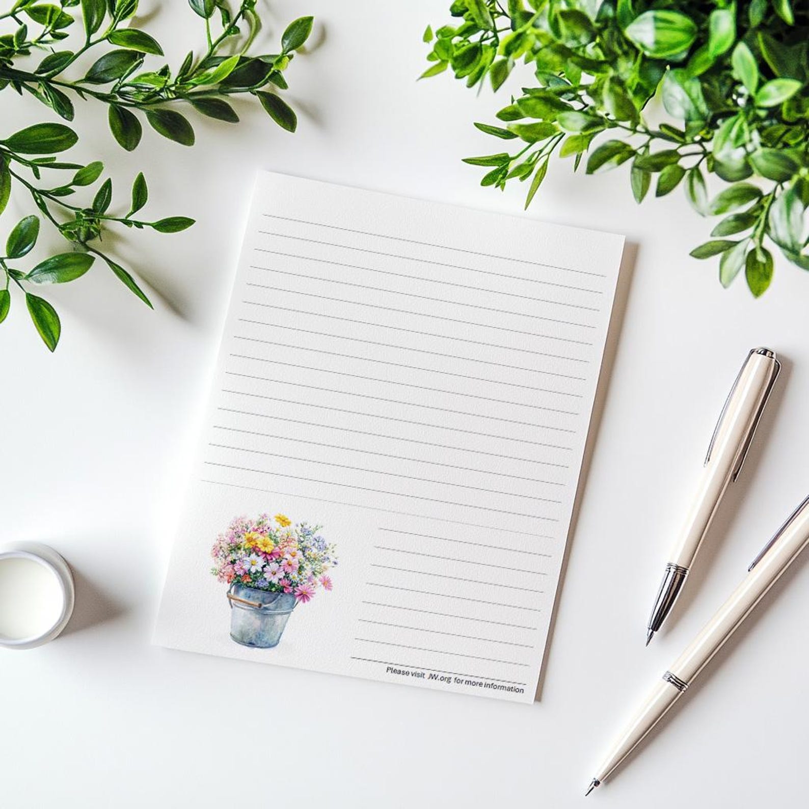 JW Letter Writing Bundle, JW Stationary, Floral Writing Papers, Jw.org ...